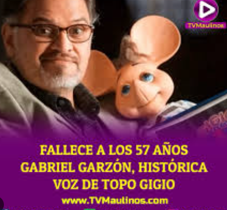 Falleció a los 57 años Gabriel Garzón, la voz que dio vida al tierno ...