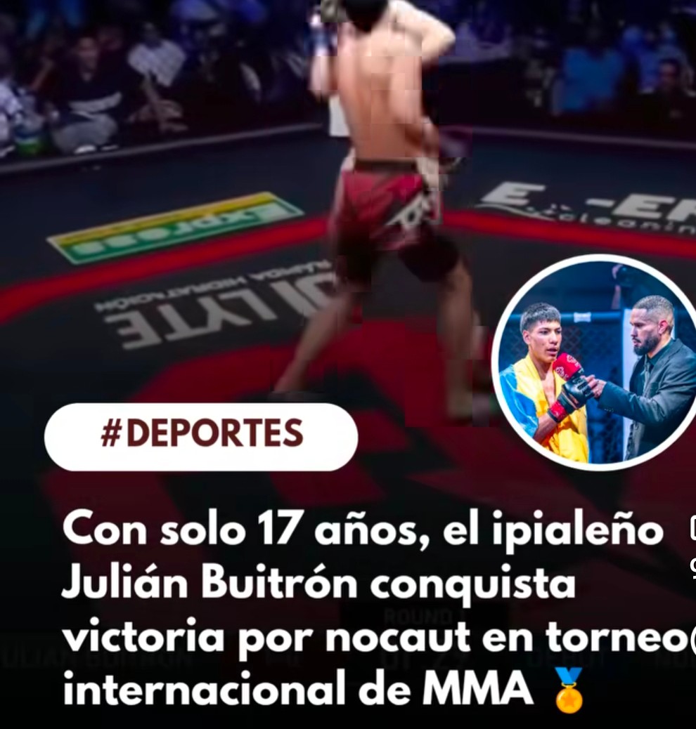 ¡EL FUTURO DE LAS MMA ES DE JULIÁN BUITRÓN! 🚨 - HSB NOTICIAS