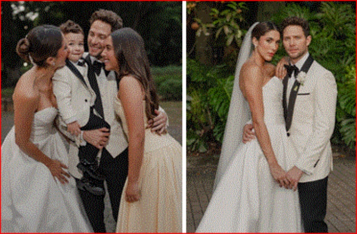 Así fue la boda de Daniela Ospina y Gabriel Coronel